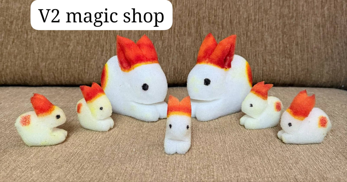 Sponge Rabbit Family | V2 MAGIC SHOP
